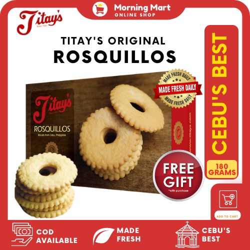 Original Titay's Classic Rosquillos of Liloan CEBU- 3 packs inside the ...