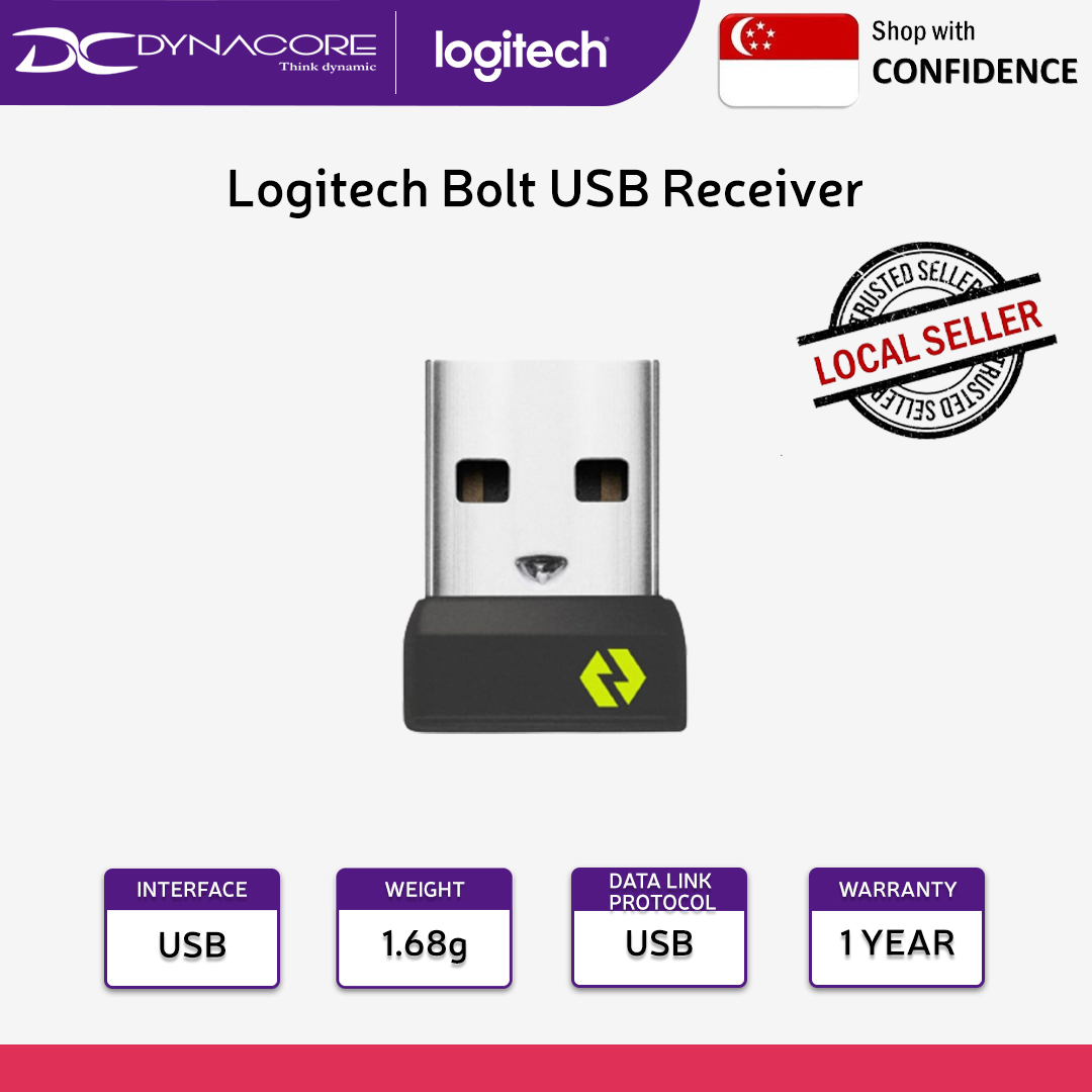 Logitech Bolt USB Receiver To Be Used With Logi Bolt Wireless Mouse ...