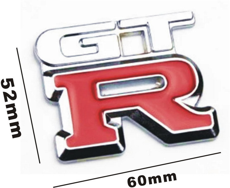 【WhimsyGoods】GTR Car Logo Metal R GT Decals Badge Labeling for Nismo GT ...