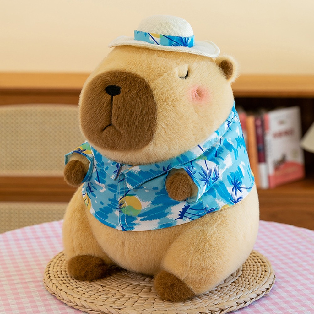 Sleeping Pillow Beach Clothes Capybara Plush Toy Swimming Circle Summer ...