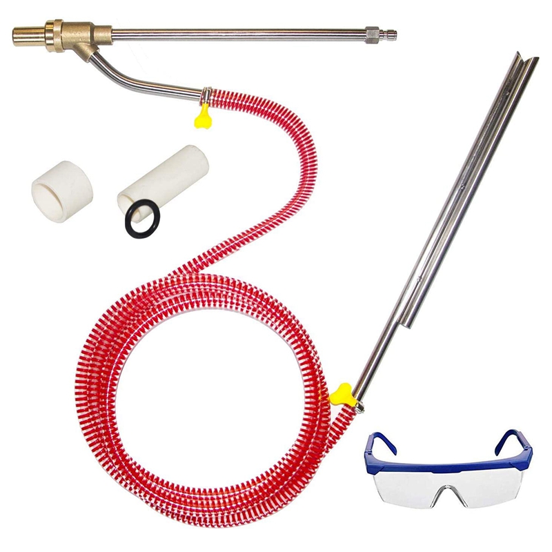 Pressure Washer Blasting Kit, Dust-Free Blasting Kit Wet Blaster ...