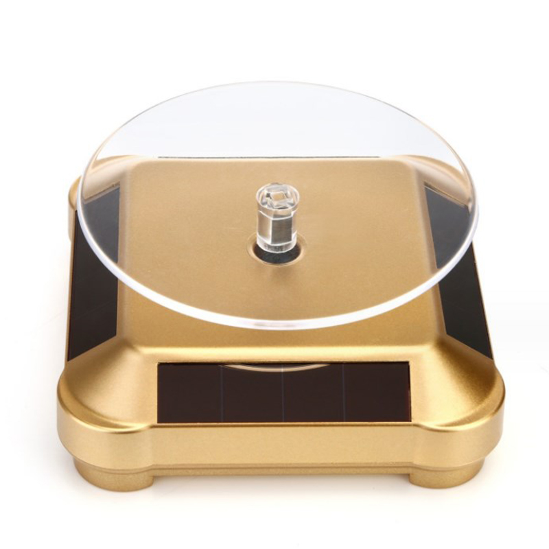 Hot Sales Solar Rotating Display Stand 360 Degrees Dual Use Stable ...