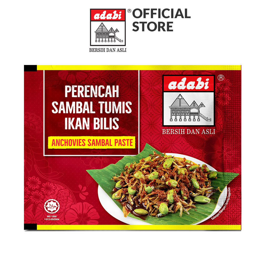 ADABI Perencah Sambal Tumis Ikan Bilis 60g | Lazada