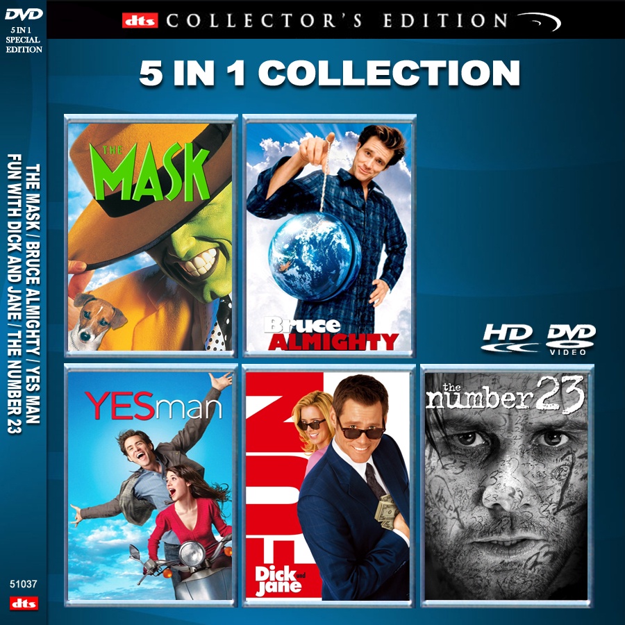 DVD Jim Carrey English 5 In 1 Collection -51037 | Lazada
