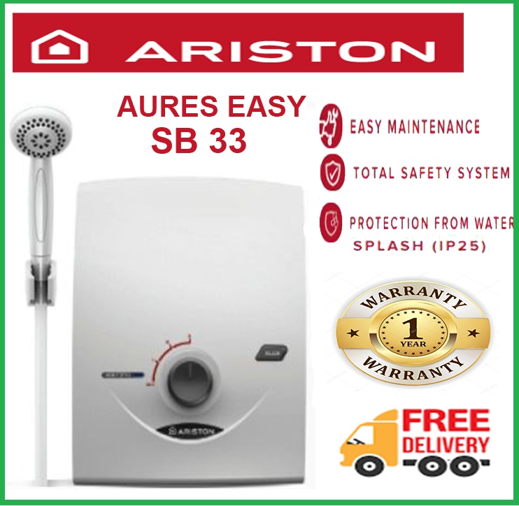 ARISTON AURES EASY SB33 INSTANT SHOWER HEATER | Lazada Singapore