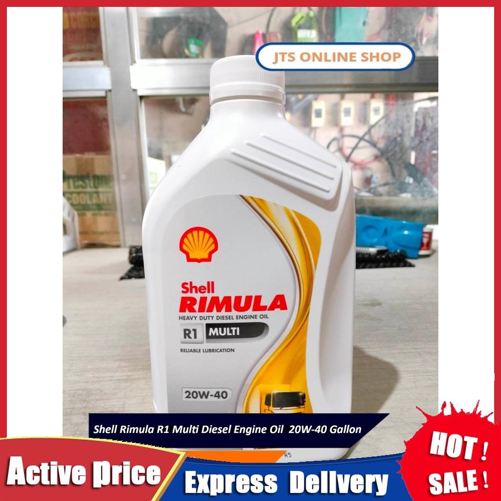 Shell Rimula R1 Multi Diesel Engine Oil 20W-40 Gallon | Lazada PH