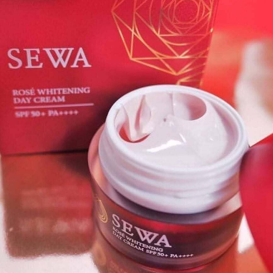 Promotion SEWA Rose Whitening Day Cream SPF50 PA (30 ml. x 1 กล่อง) แถม ...