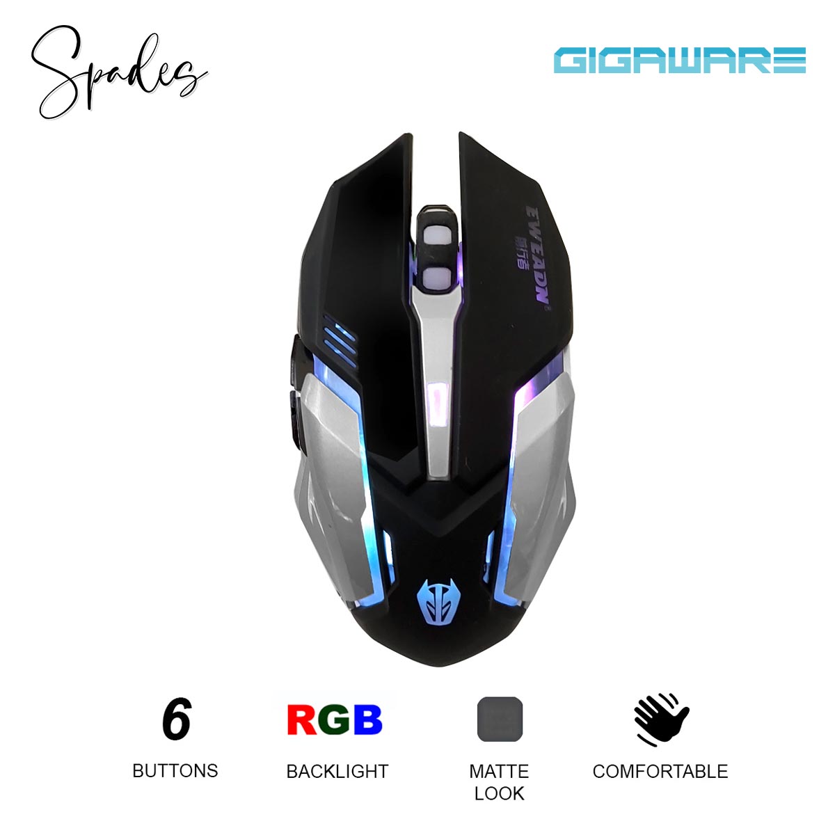 Gigaware Limeide LK003 Backlight Gaming Mouse | Lazada PH