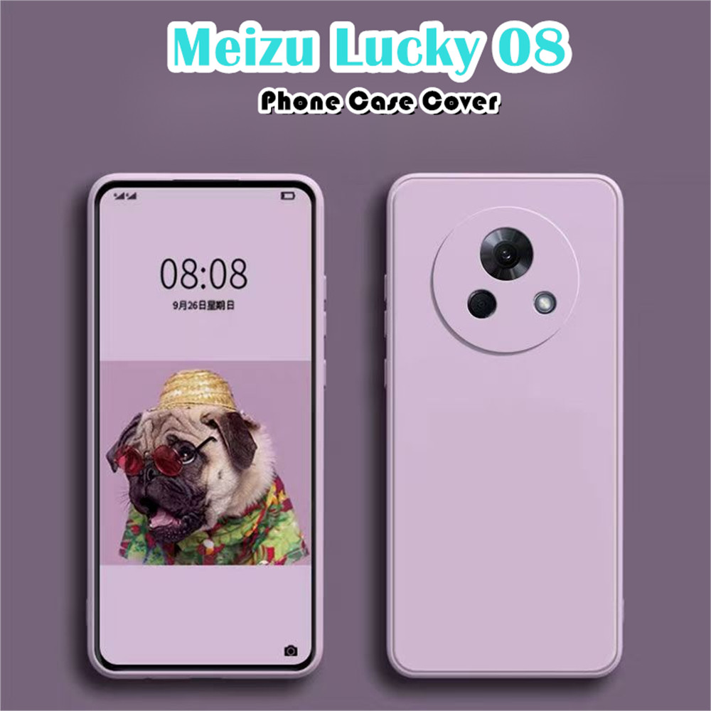Original For Meizu Lucky 08 Cover Silicone Full Case Classic Simple ...
