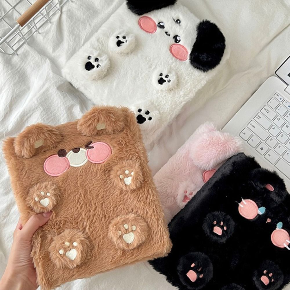 INS Binder Photo Album Dog/Cat/Bear Plush Photocard Holder A6 Loose ...