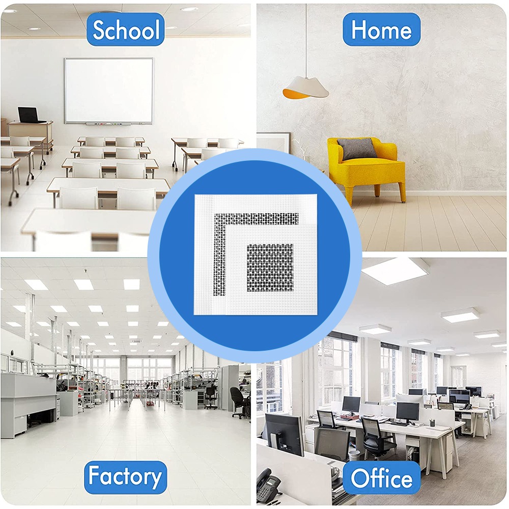 2/4/6/8 Inch Net Aluminum Plate Window Screen Wall Patch Stickers ...