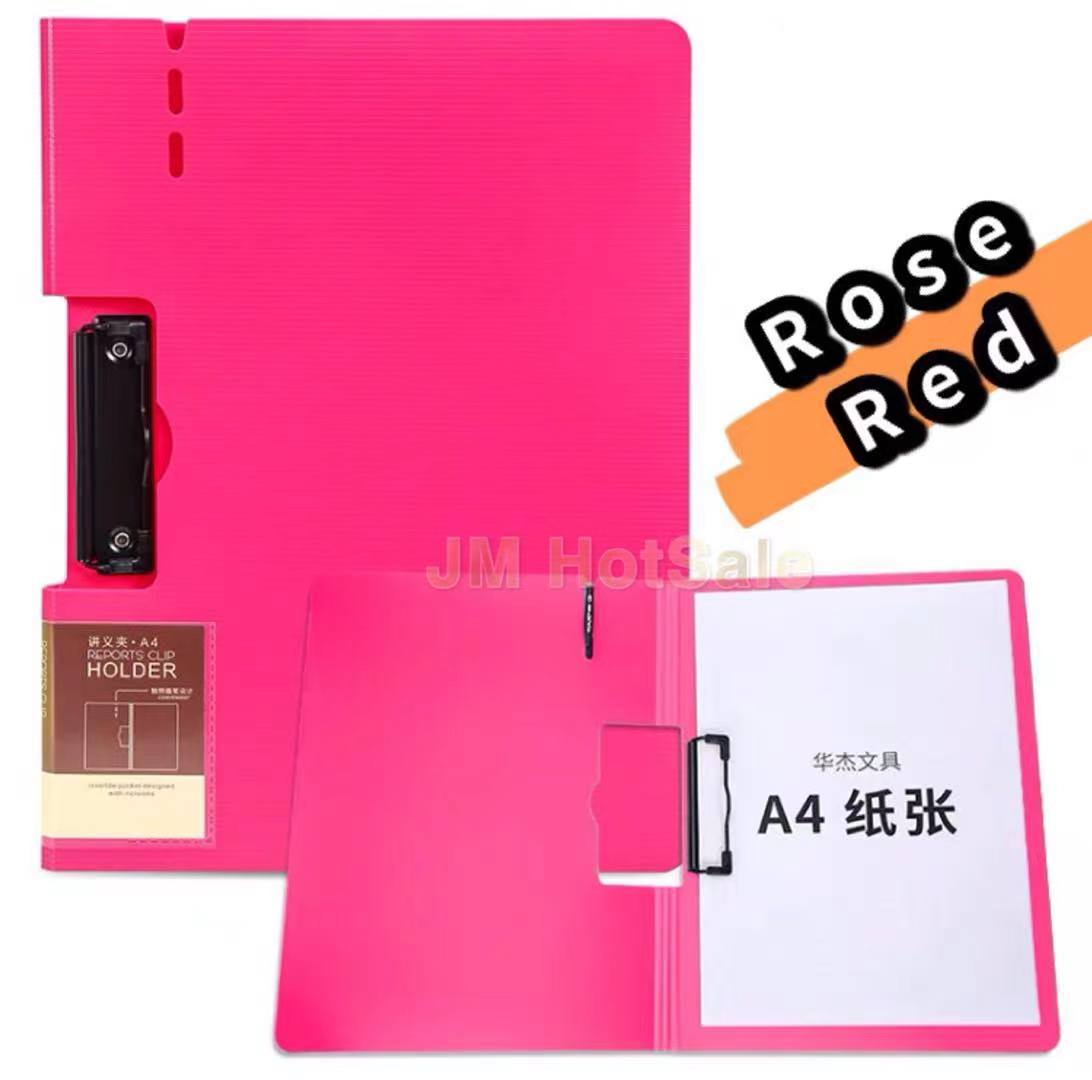 A4 Size Clipboard with Cover - Paper and Document Clips Notebook Binder ...