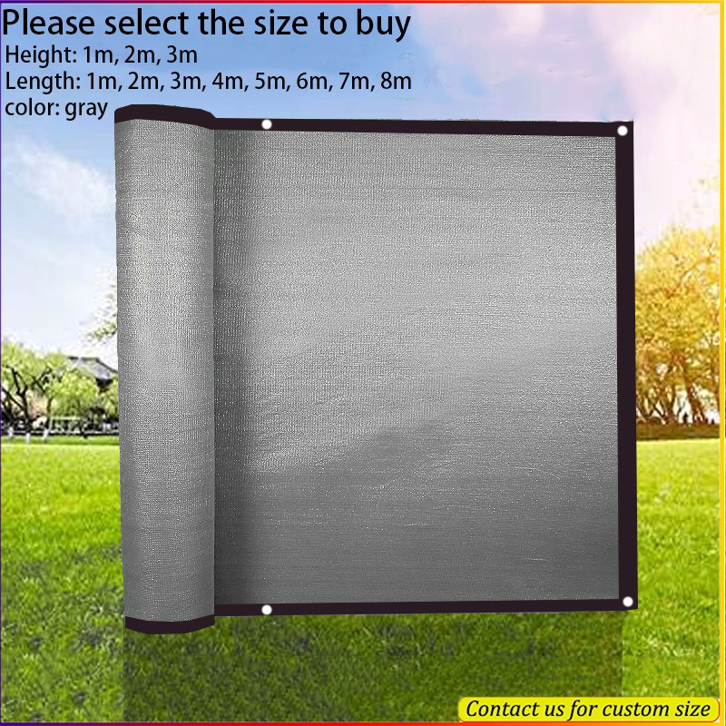 Grey Sunshade Net Privacy Screen Fence Net for Plants Greenhouse Garden ...