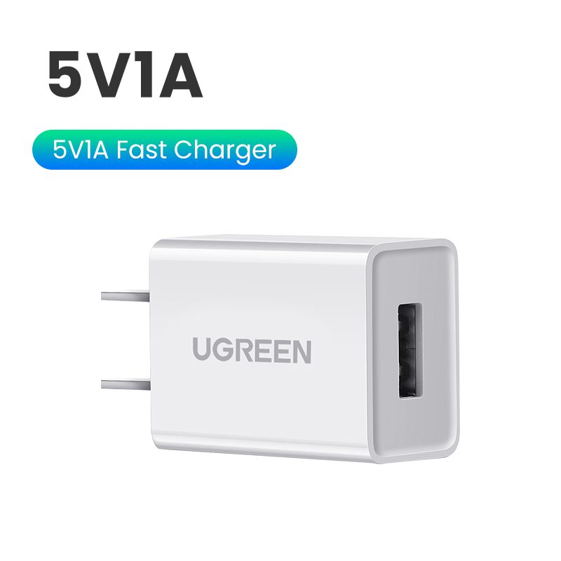 UGREEN อะแดปเตอร์ชาร์จเร็ว หัวชาร์จเร็ว 5V1A USB Charger for Samsung Xiaomi Huawei OPPO VIVO ...