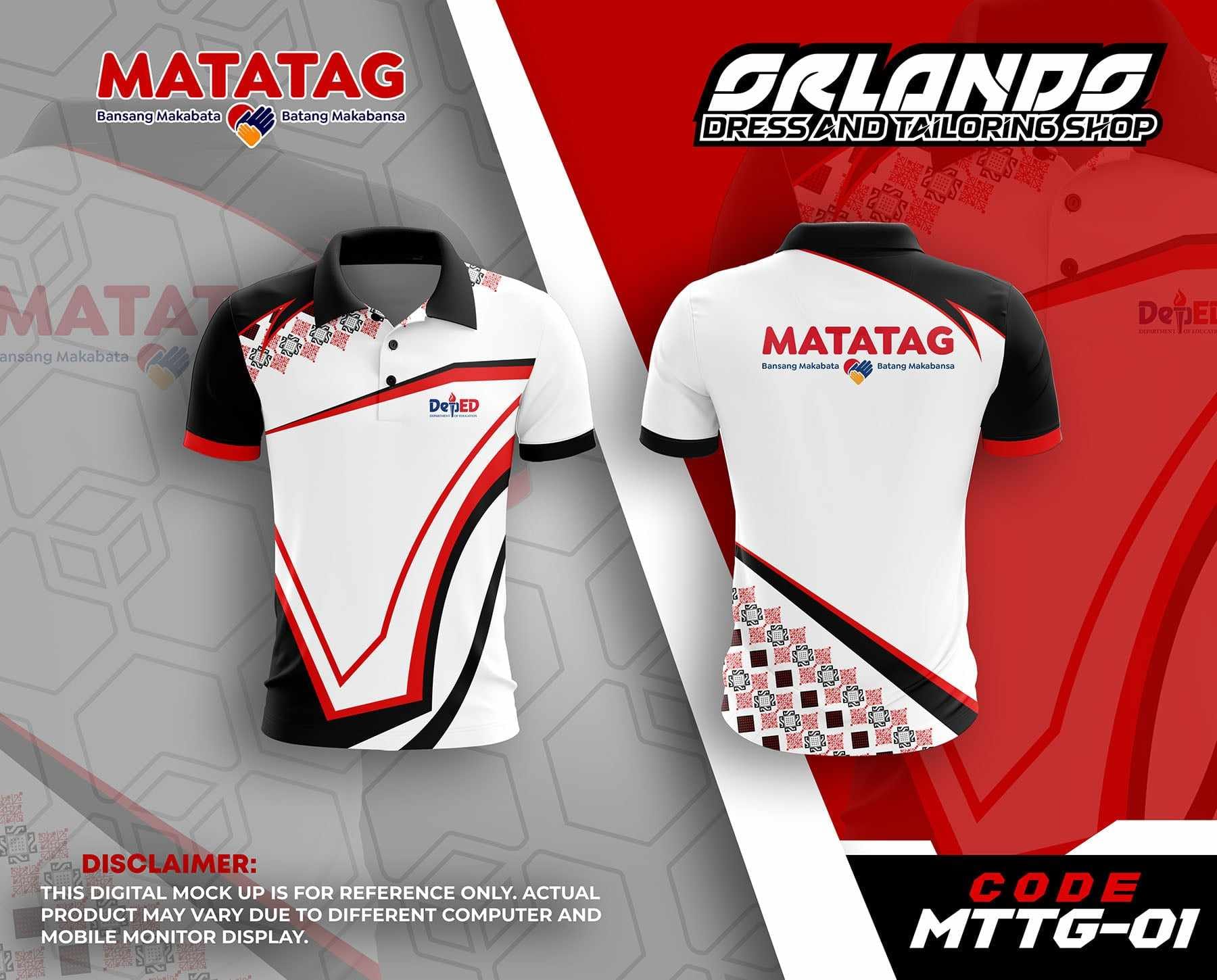 DEPED MATATAG POLO SHIRT UNIFORM FULL SUBLIMATION POLO-Shirt FOR WOMEN ...