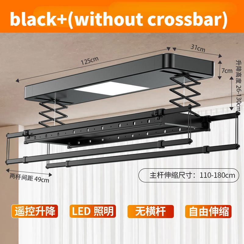 Ultra Thin Electric Ceiling Clothes Hanger Automated Laundry Rack ...