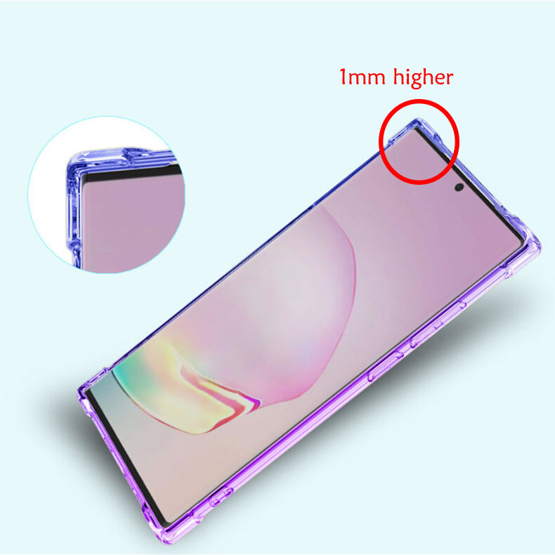tzmar for Samsung Galaxy Note 20 Ultra Rainbow Aurora Anti-Shock Case ...