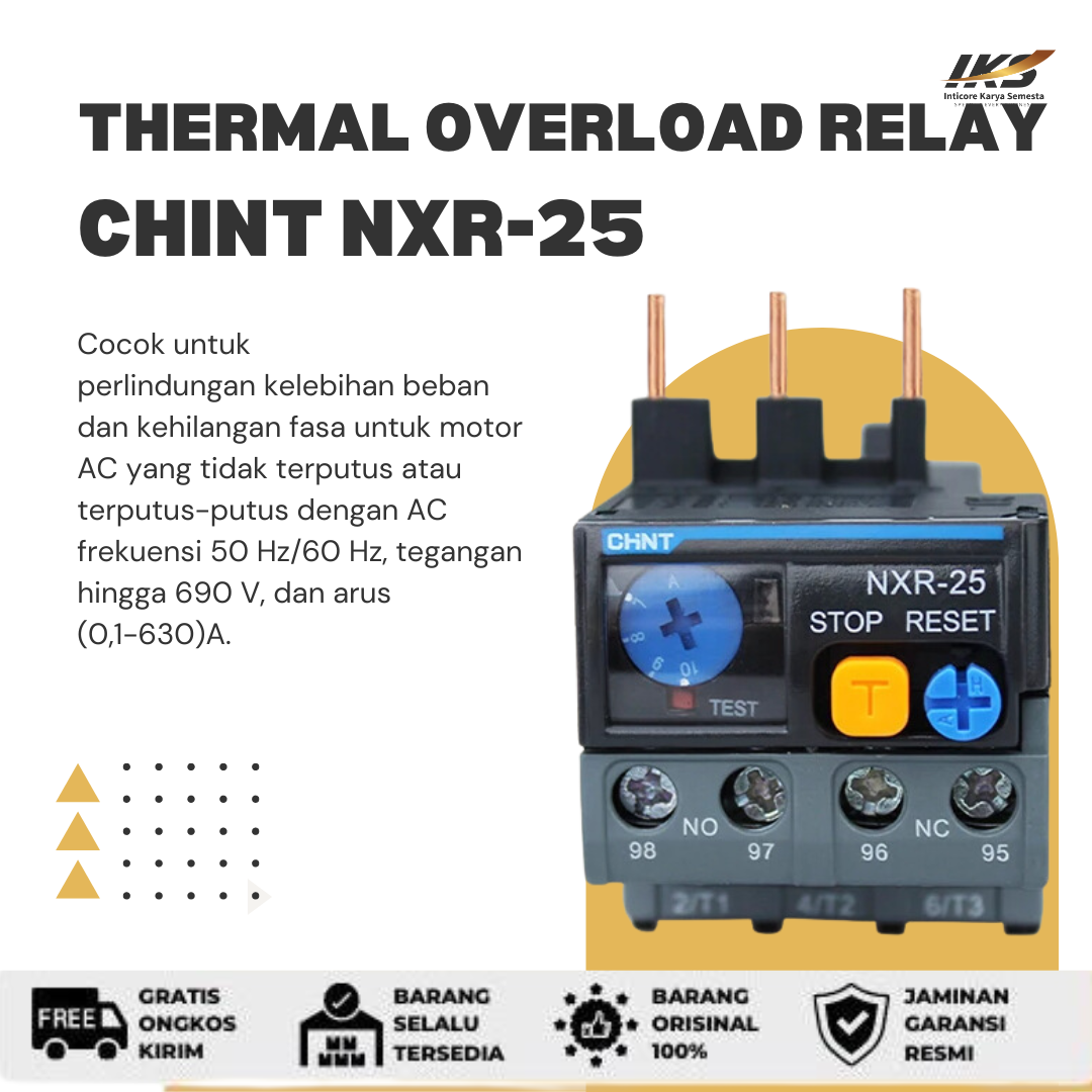 Thermal Overload Relay CHINT NXR-25 | Lazada Indonesia
