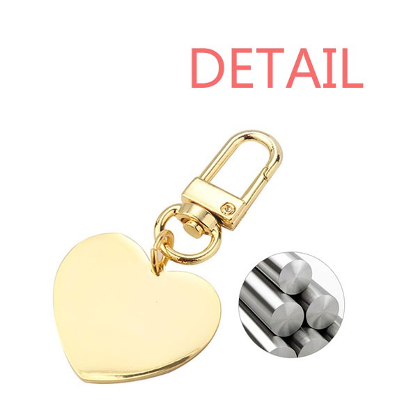 finland national flag eu country Gold Heart Keychain Metal Keyring ...