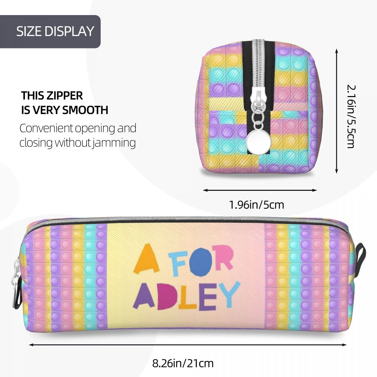 New Beautiful A For Adley Pencil Cases Cartoon Pencil Box Pen Box For ...
