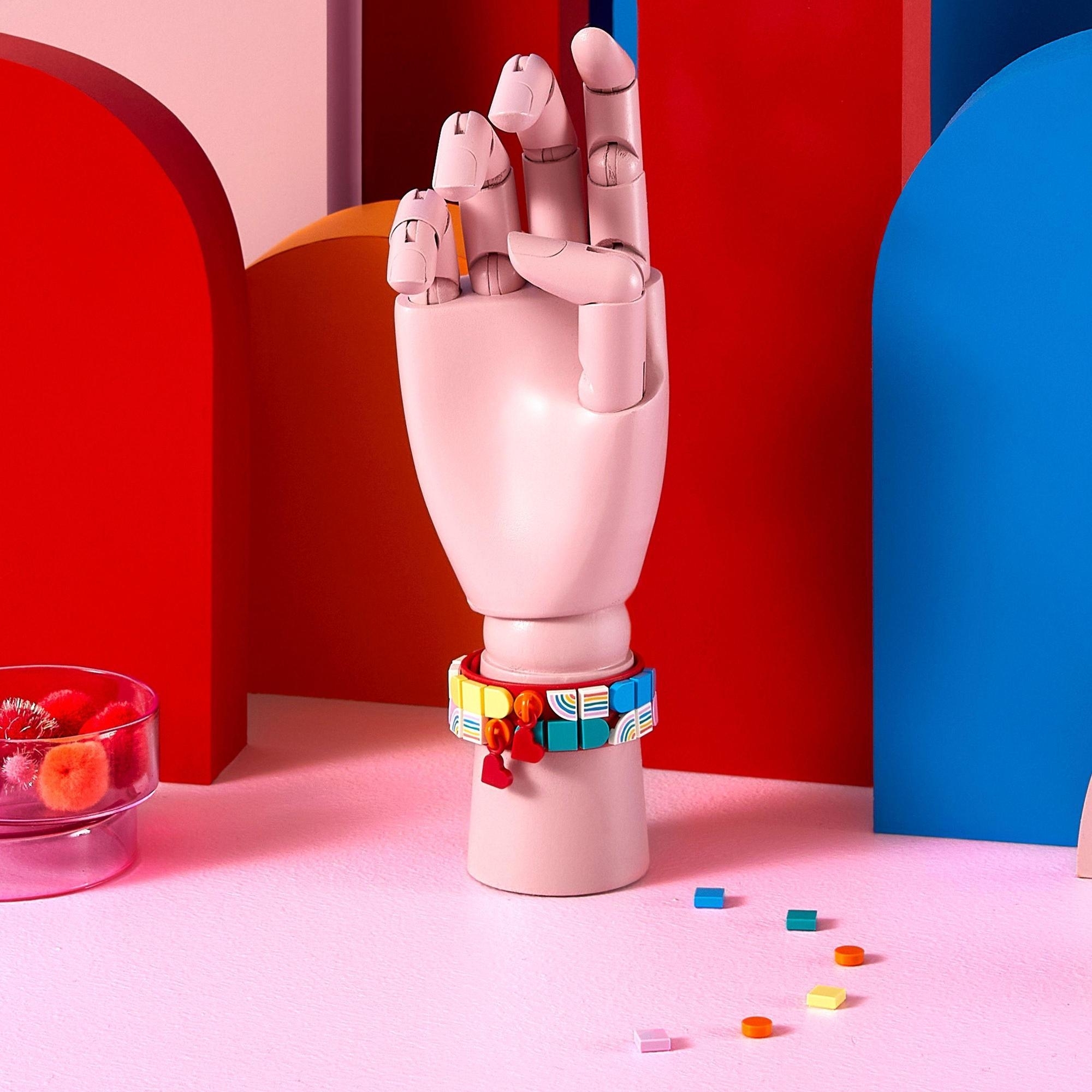 LEGO® DOTS 41953 Rainbow Bracelet with Charms DIY Bracelet Kit (37 ...