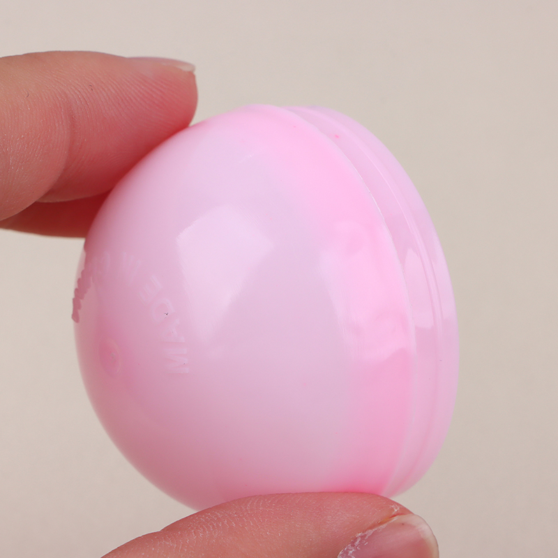 10Pcs 45mm Plastic PP Toy Capsules Half Transparent Colorful Round ...