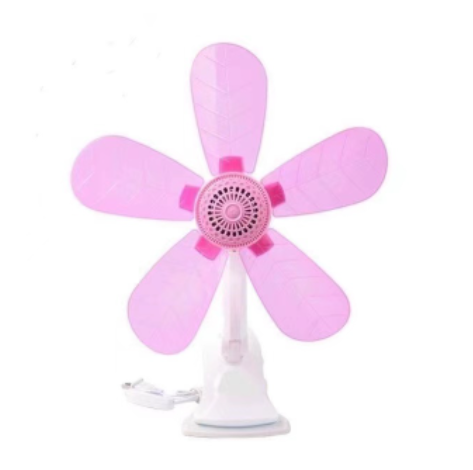 4&5 Clip Electric Fan Wheel Clover Fan Anti-Heat Portable Clip ELectric ...