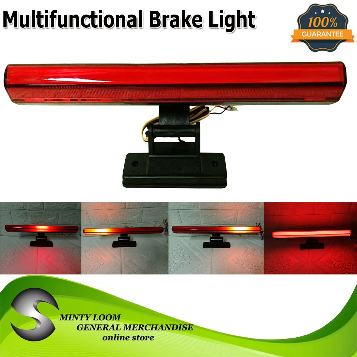 Multifunctional Brake Light Universal for All Cars (Red) | Lazada PH