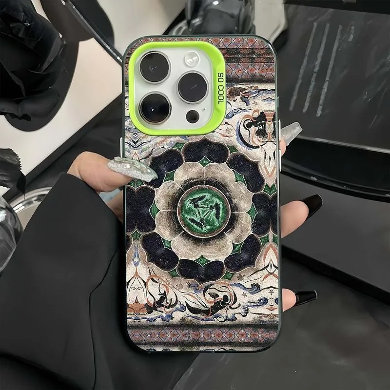 【Inventory ready 】Traditional Chinese Style Lotus Pattern Phone Case ...