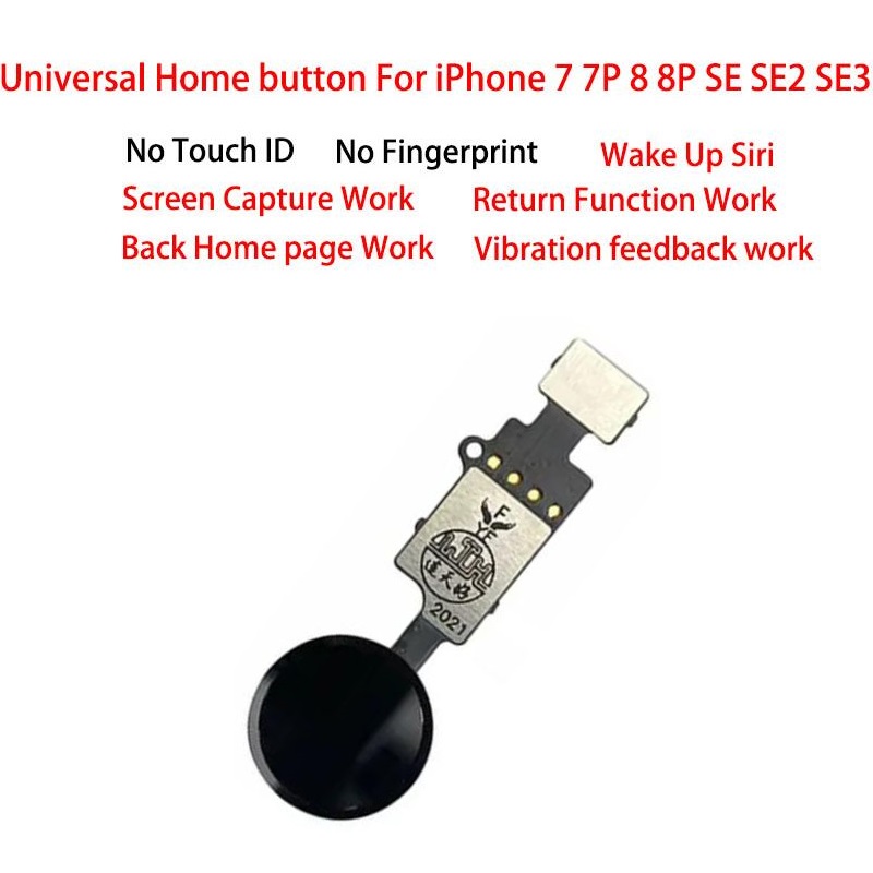 NEW 【Too much love!】Universal Home Button Menu Keypad Return Flex Cable ...