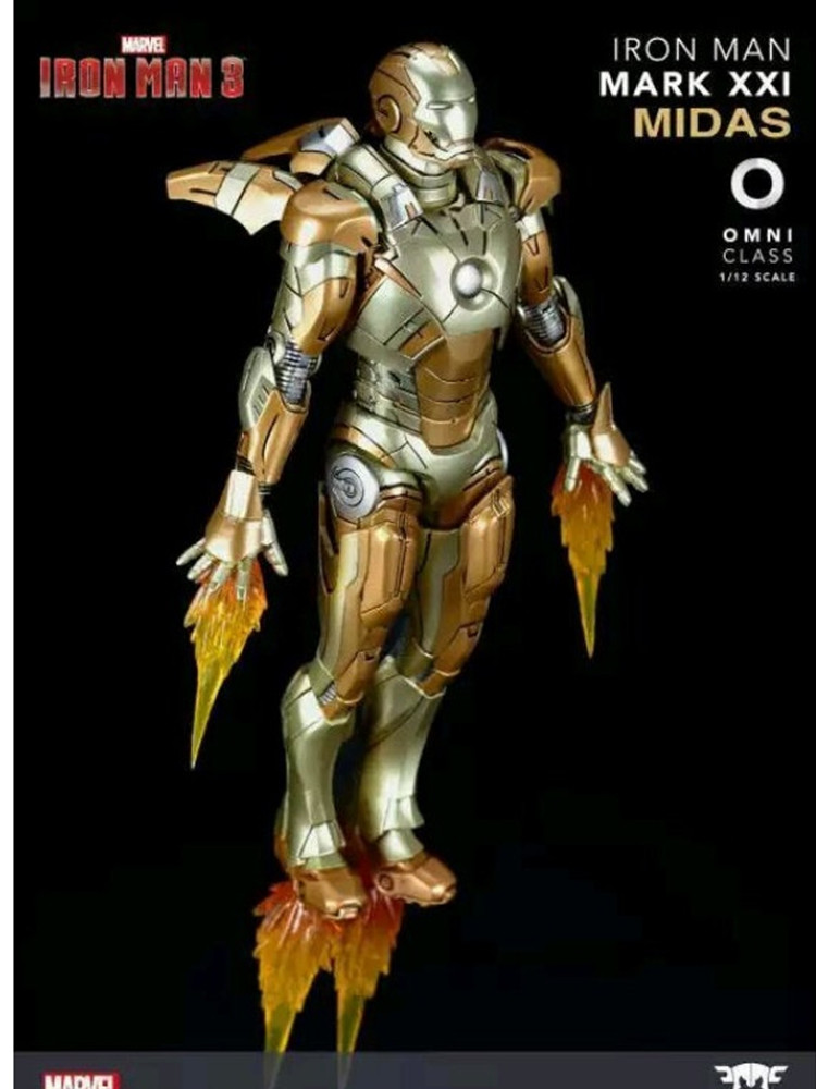 112 Comicave 6 inch Tony Stark battle suit Mark21 MK21 Midas Action ...
