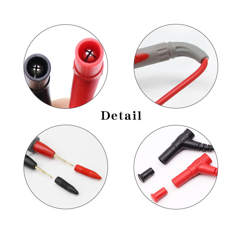 【New Arrivals】1 pair Digital Multimeter probe Soft-silicone-wire Needle ...