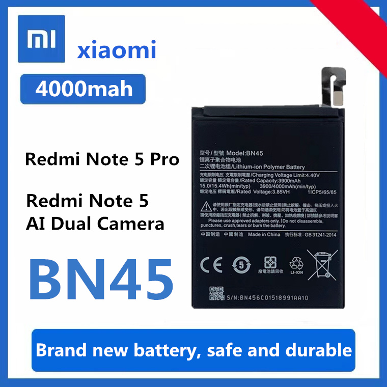 Xiaomi Redmi Note 5 pro Battery Original BN45 4000mAh | Lazada PH
