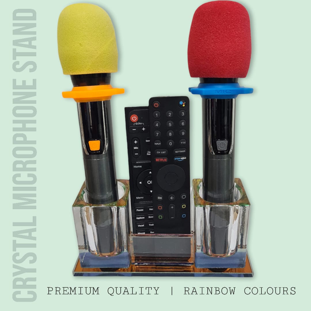 Crystal Microphone Stand