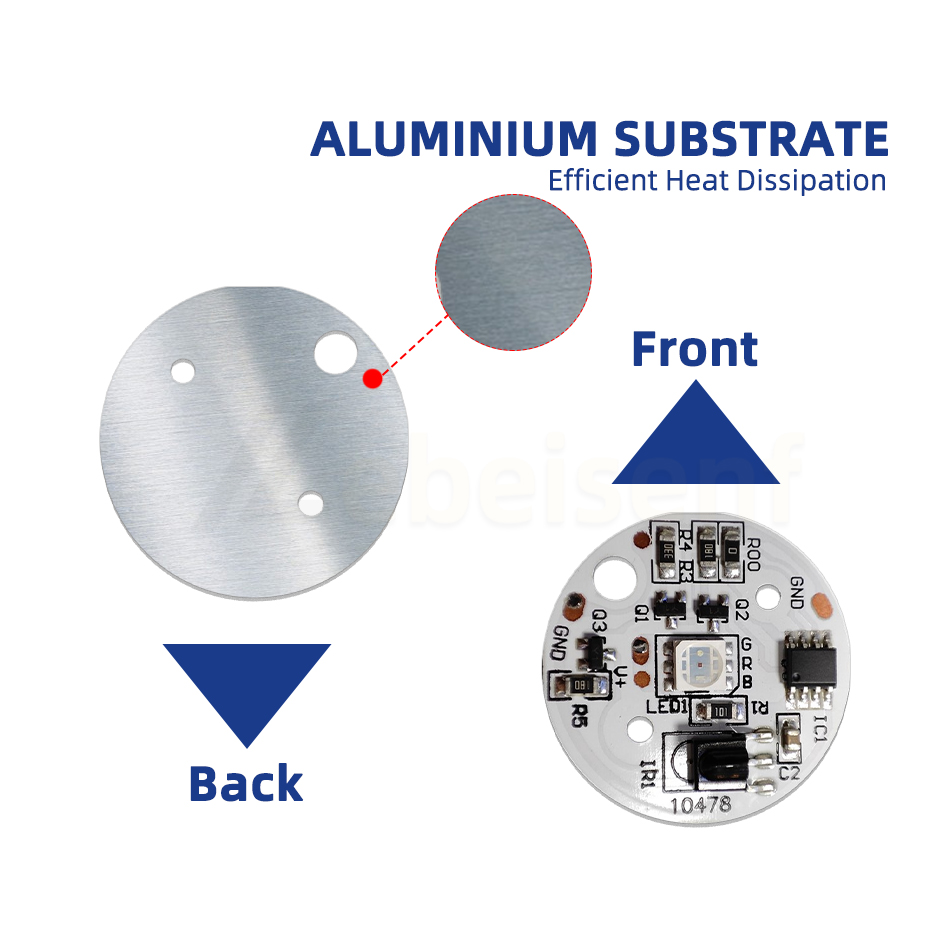 1 Set DC 5V Low Voltage Gradient LED RGB Board with 1.5M USB Switch ...