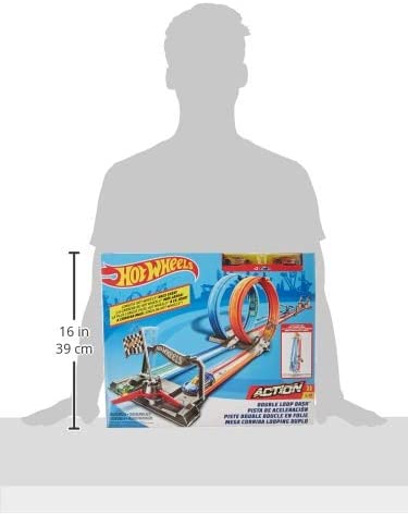 Hot Wheels Double Loop Dash Trackset รุ่น GFH85 - Smallworld - ThaiPick