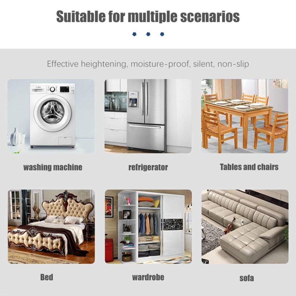Anti Vibration Universal Leg Base Feet Legs Mat Refrigerator Support ...