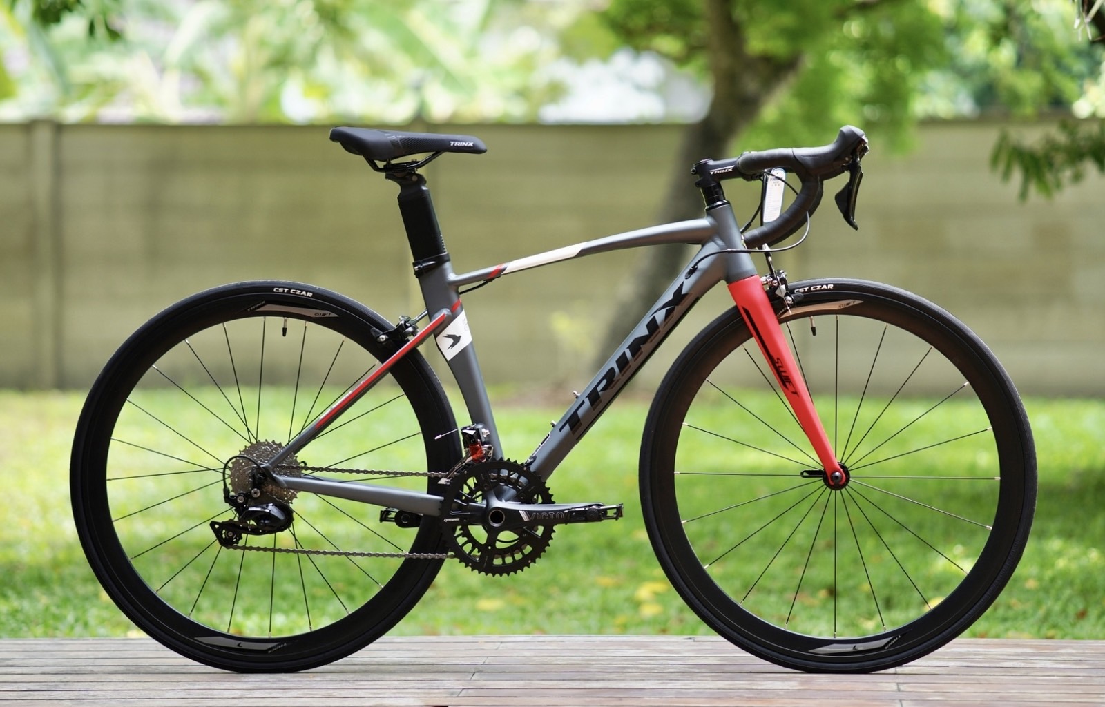 TrinX รุ่น SWIFT 2.0 จักรยานเสือหมอบ เฟรมอลูมิเนียม 22 สปีด | Lazada.co.th