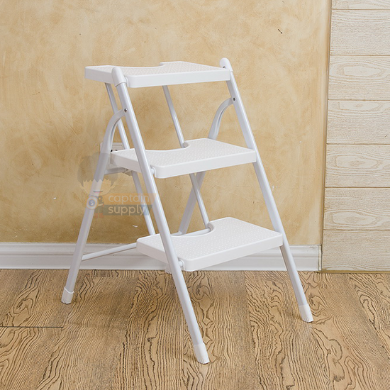 (SG Seller) ★ Foldable 2-Step / 3-Step Step Ladder ★ Stool Chair Space ...