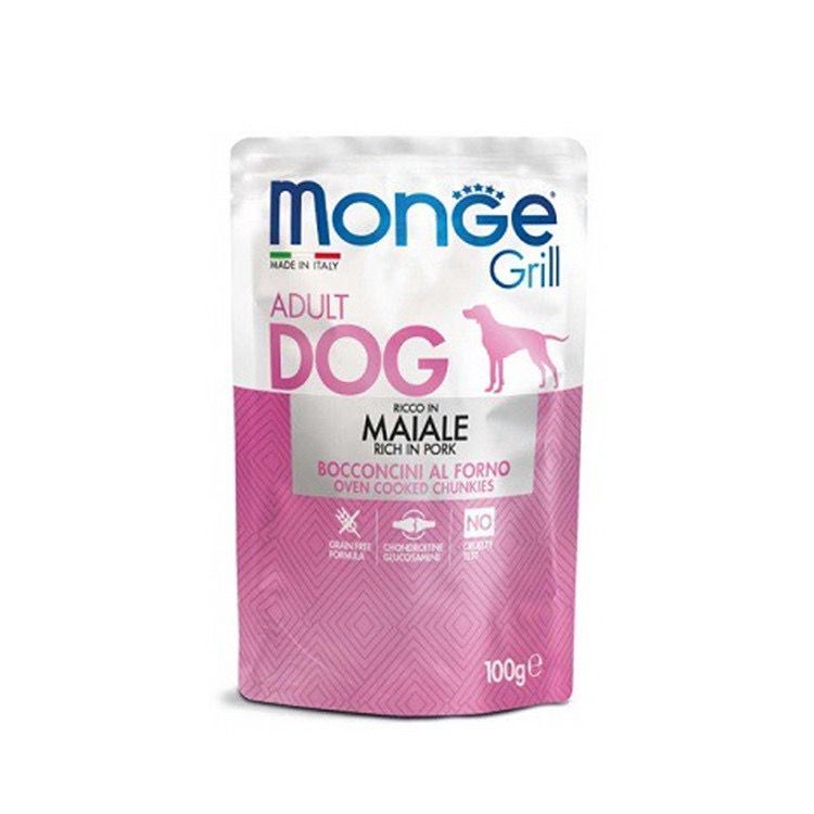 Monge Grill 100g - Salmon / Cod Fish / Chicken&Turkey / Pork / Lamb ...