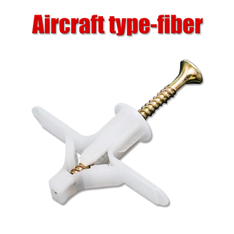 New Nylon Aircraft Shape Butterfly Type Plastic Gypsum Board Anchors ...