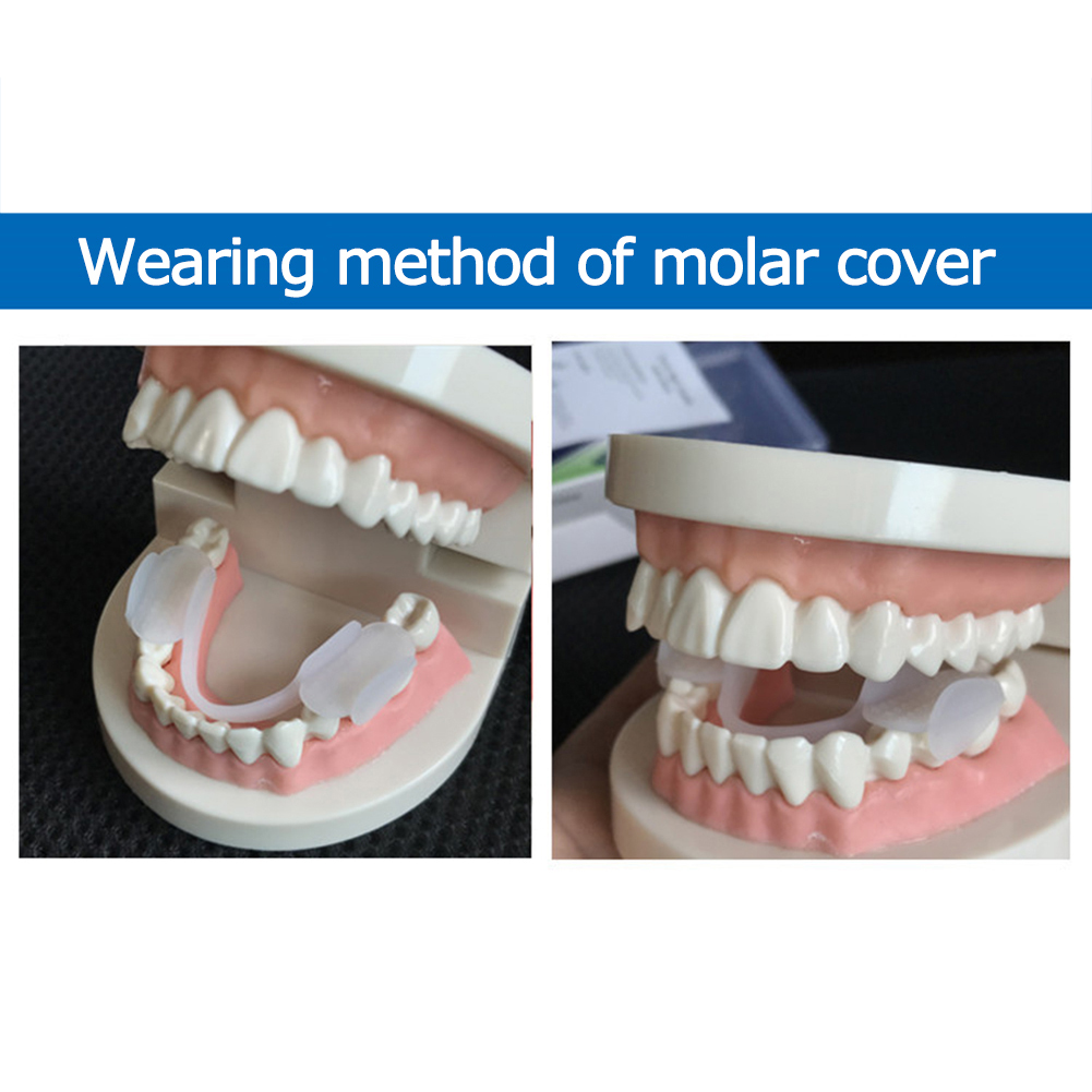 NEW 【Special offer】2Pcs Dental Mouth Guard Soft Teeth Splint Protector ...