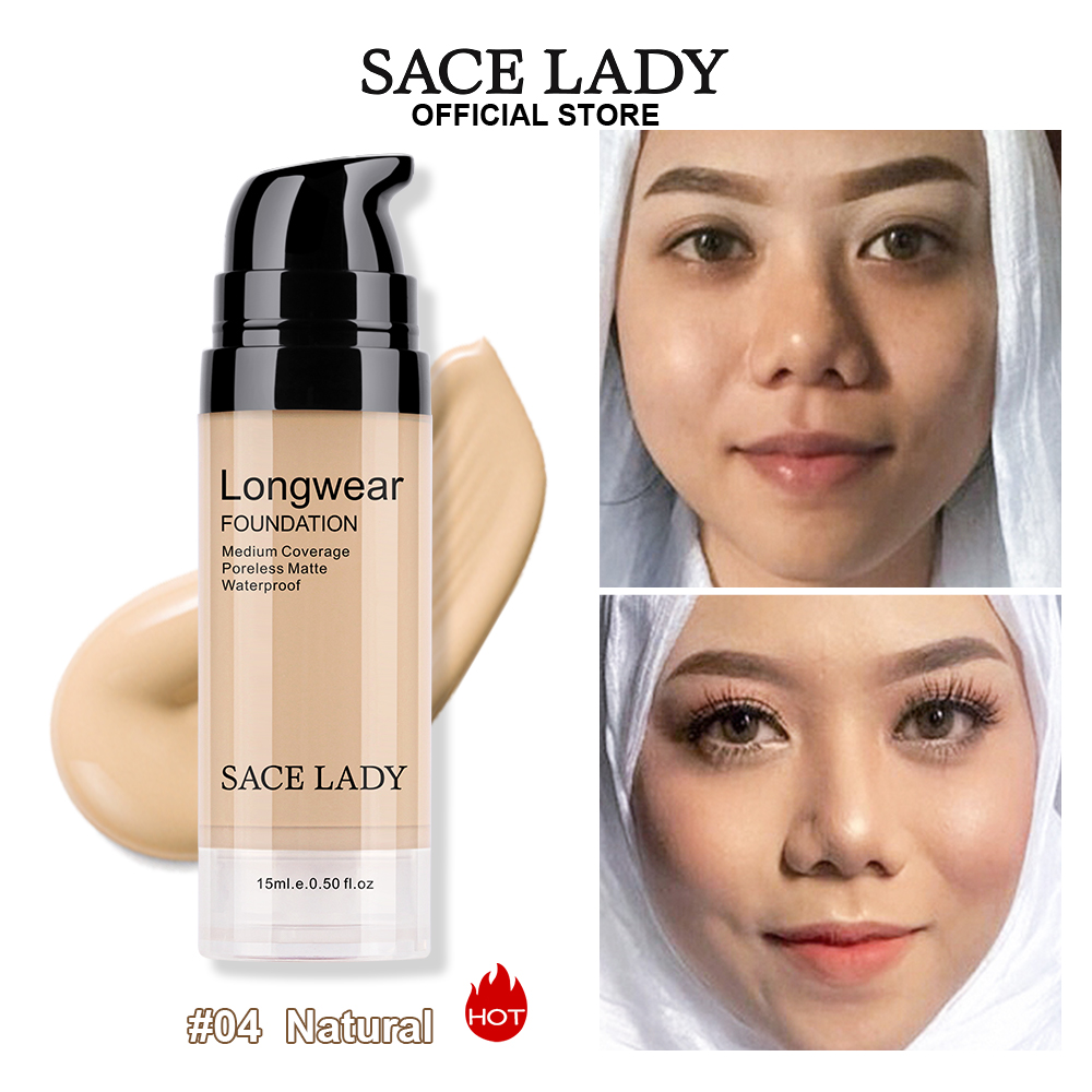 SACE LADY Liquid Foundation Matte Waterproof Long Lasting Smooth Liquid ...