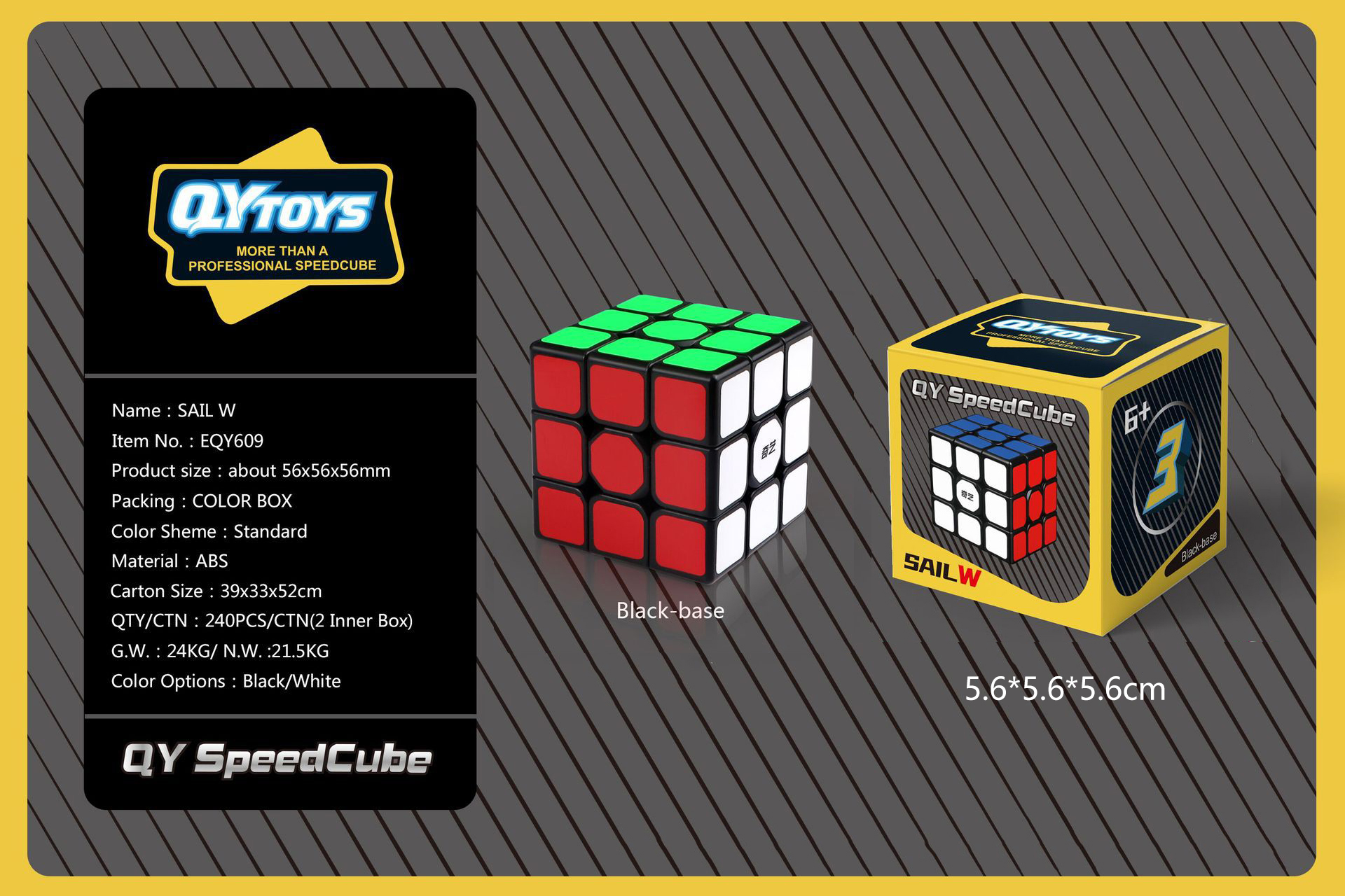Qiyi Rubik's Cubes QIDI Warrior S2 Series Speed cube Colorful Black ...
