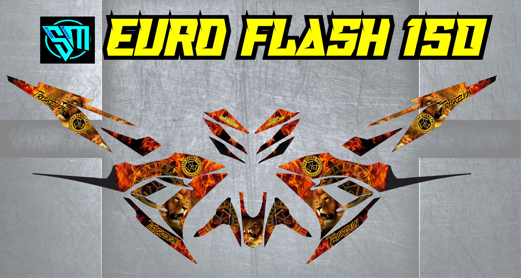 Viperman 150,Euro Flash 150 full body decals | Lazada PH