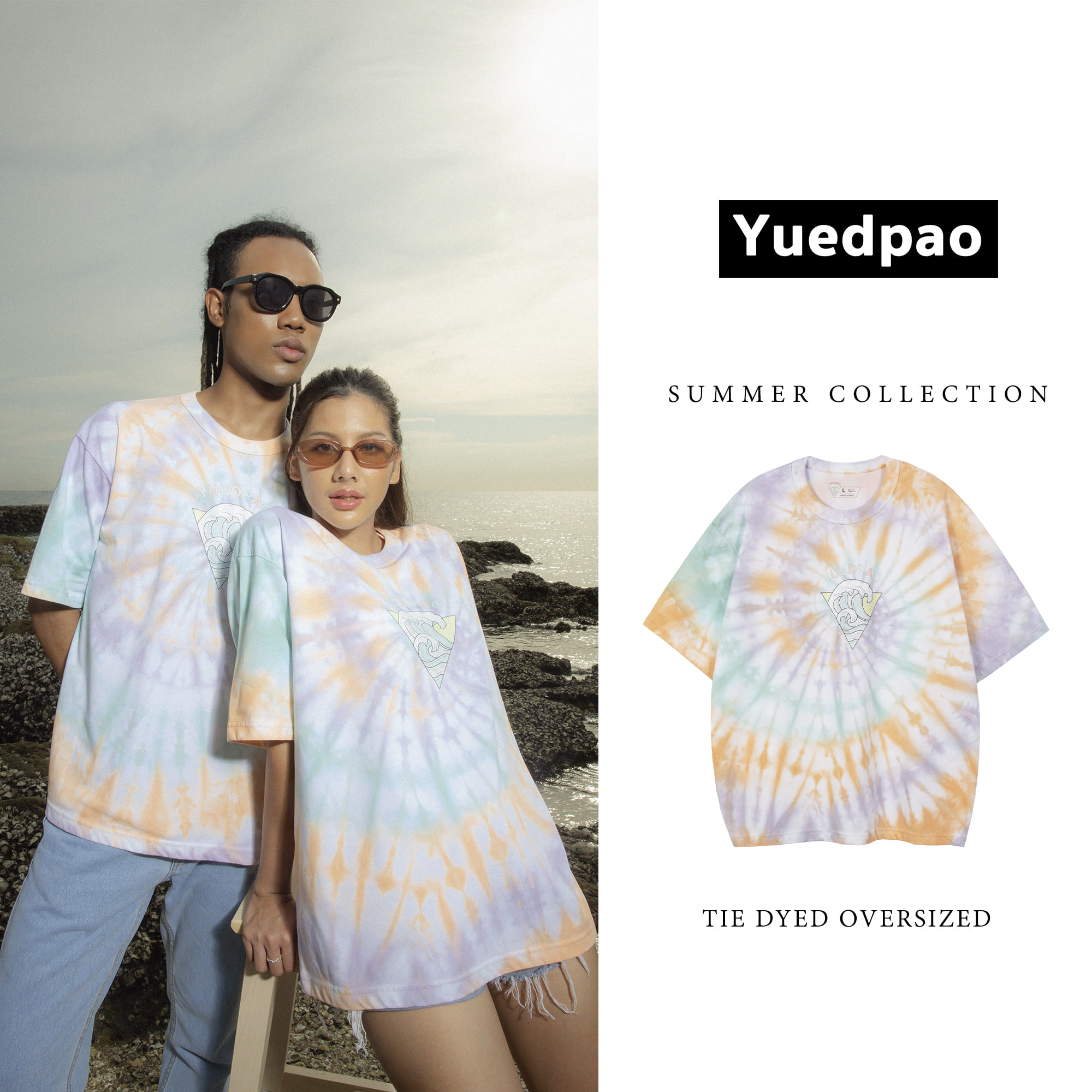 Yuedpao ยอดขาย No.1 รับประกันไม่ย้วย 2 ปี เสื้อยืดเปล่า เสื้อยืด ...