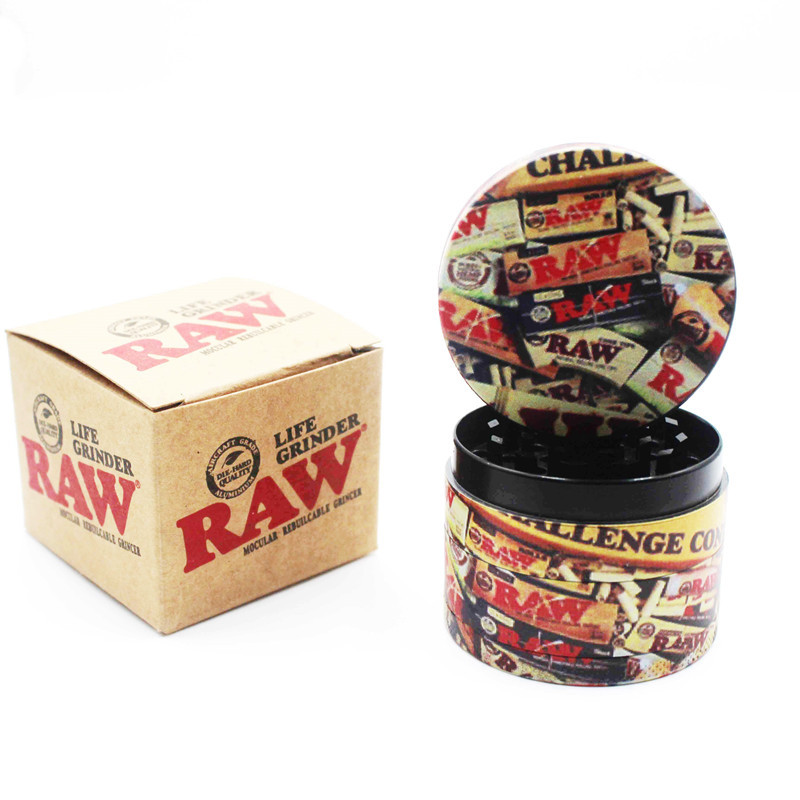 RAW Life Full Print Color Logo 50MM 4 Layers Sharp Life Metal Spice ...