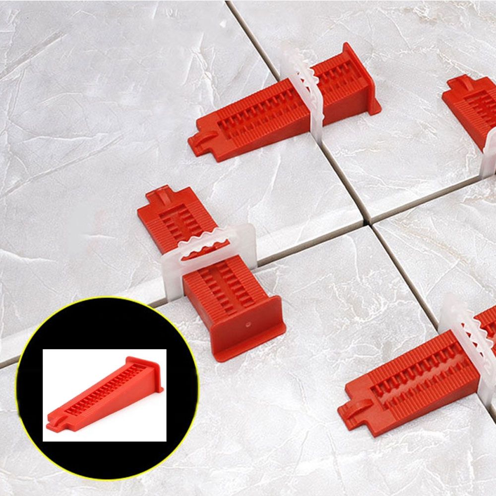 HONEYDEWD 100pcs Mason Ceramic Tile Crevice Adjustment Tile Spacers ...