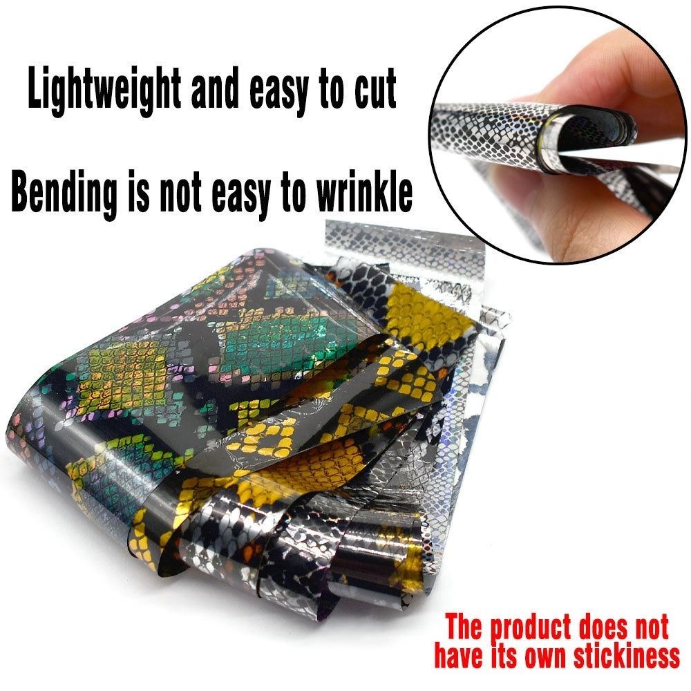 10pcs Lure Reflective Colored Laser Fish Scale Lure Paper Film None ...