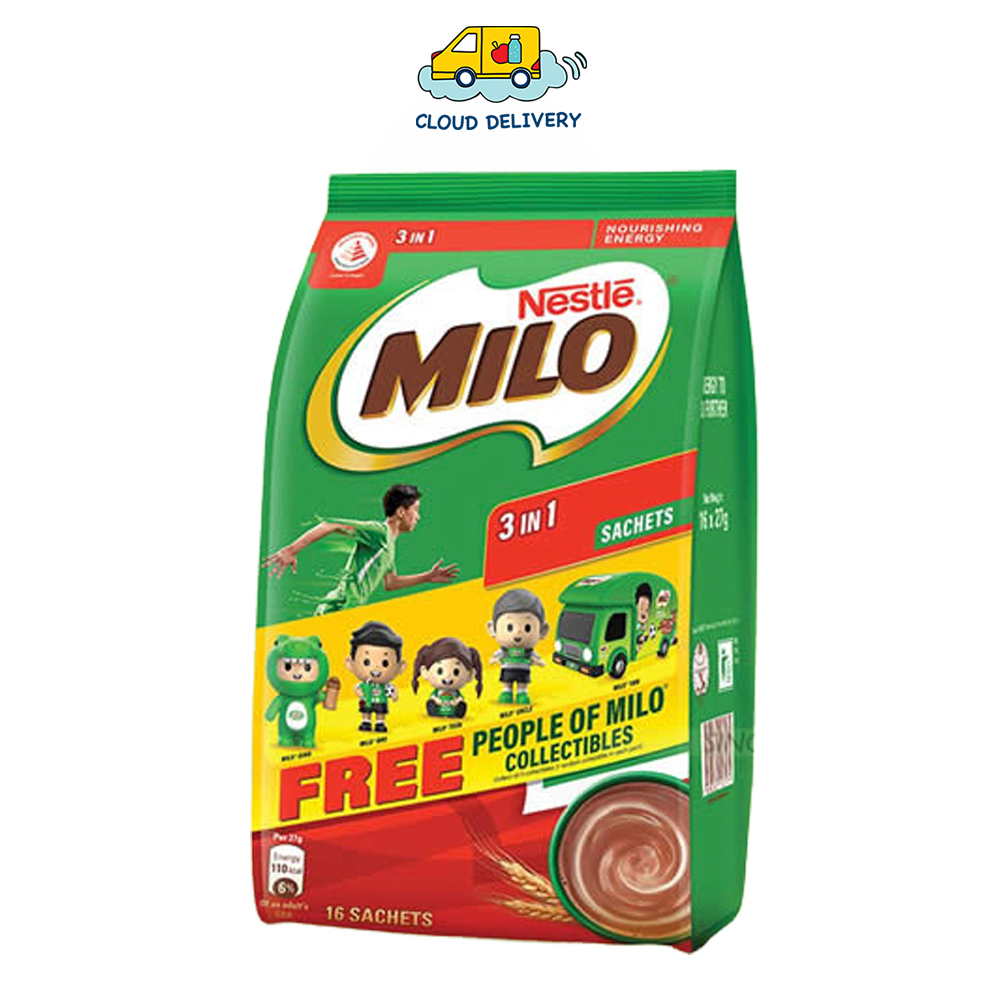 Milo Activ-Go 3 In 1 Powder (16x27g) | Lazada Singapore